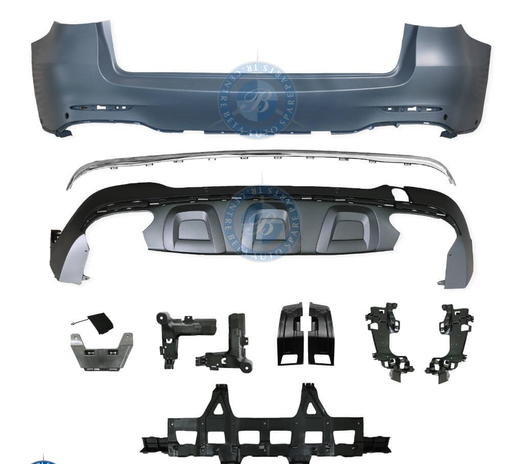 MERCEDES GLC-CLASS W253 (2016-2019), REAR BUMPER NORMAL AMG WITH PDC ...