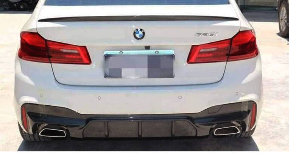 BMW 5 SERIES G30 (2017-2020), REAR DIFFUSER M5 LOOK FOR M-TEK 530I / 5 ...