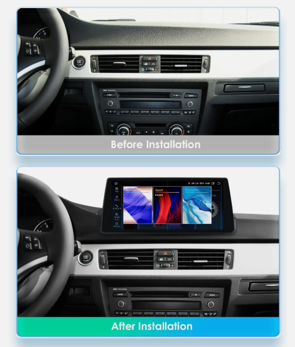 BMW E90 E92 E93 Android Navigation System 2008-2010 Low Specs 12.3 inc ...